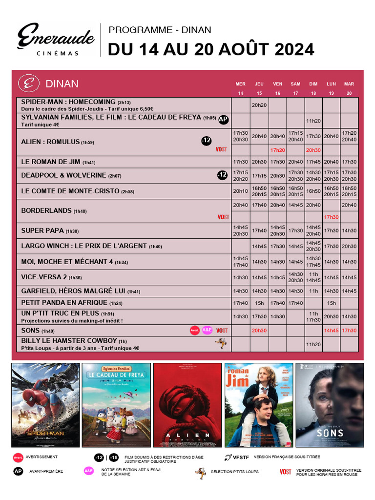22 AFFICHE - 14 Au 20 Août 2024 | PDF