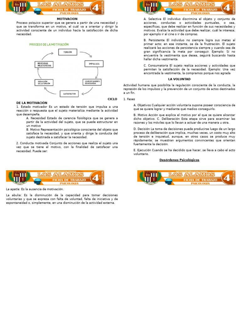 Motivacion - Voluntad | PDF Motivacion - Voluntad | PDF