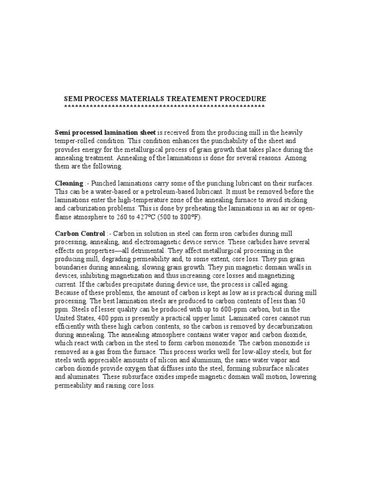 2.doc Semi Process Technicals | Download Free PDF | Annealing ...