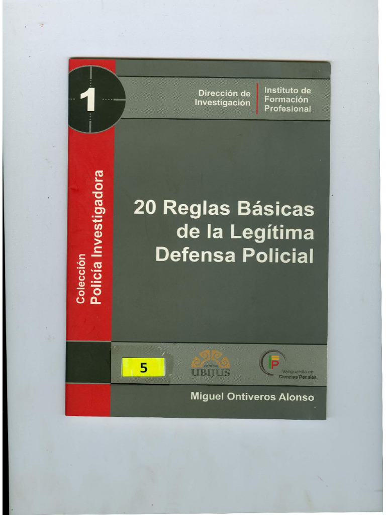Reglas Basicas de La Legitima Defensa Polial | PDF