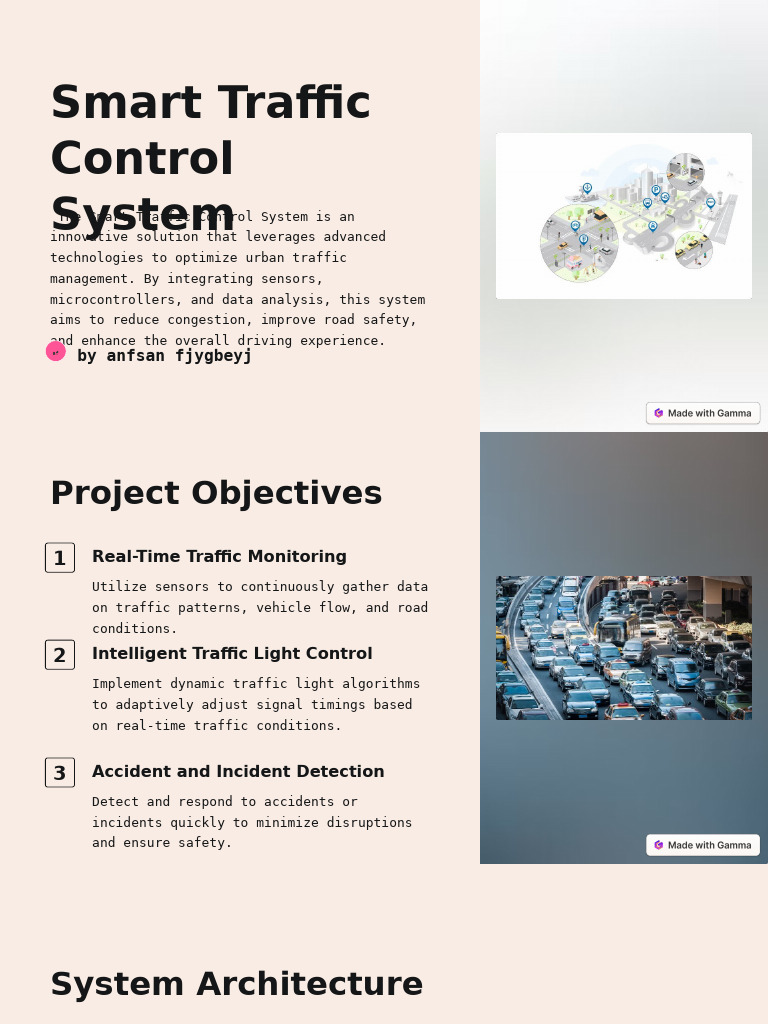 Smart Traffic Control System | PDF
