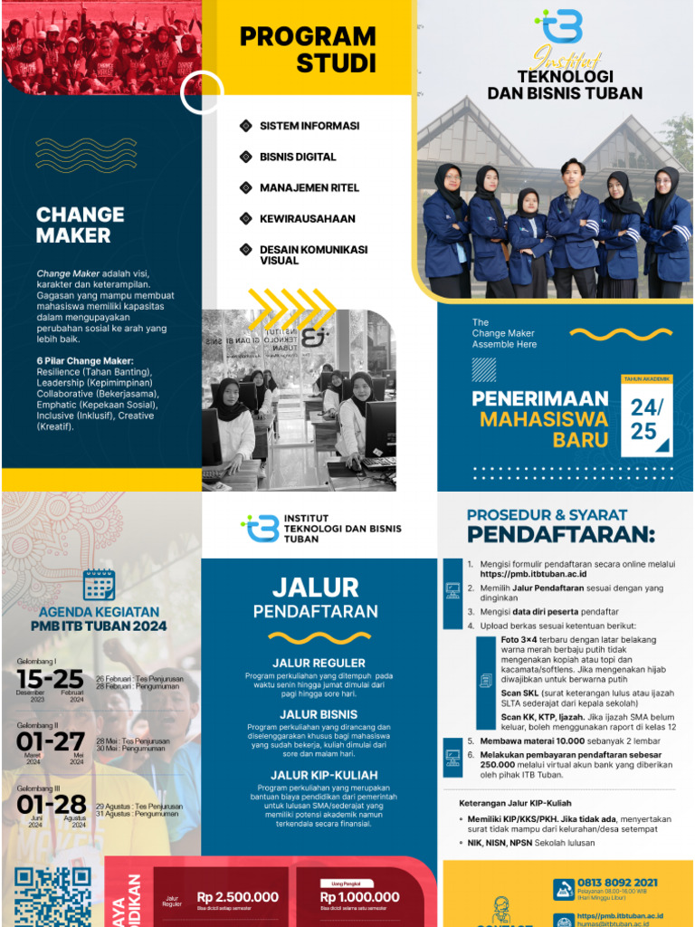Browsur PMB ITB Tuban 20242025 | PDF