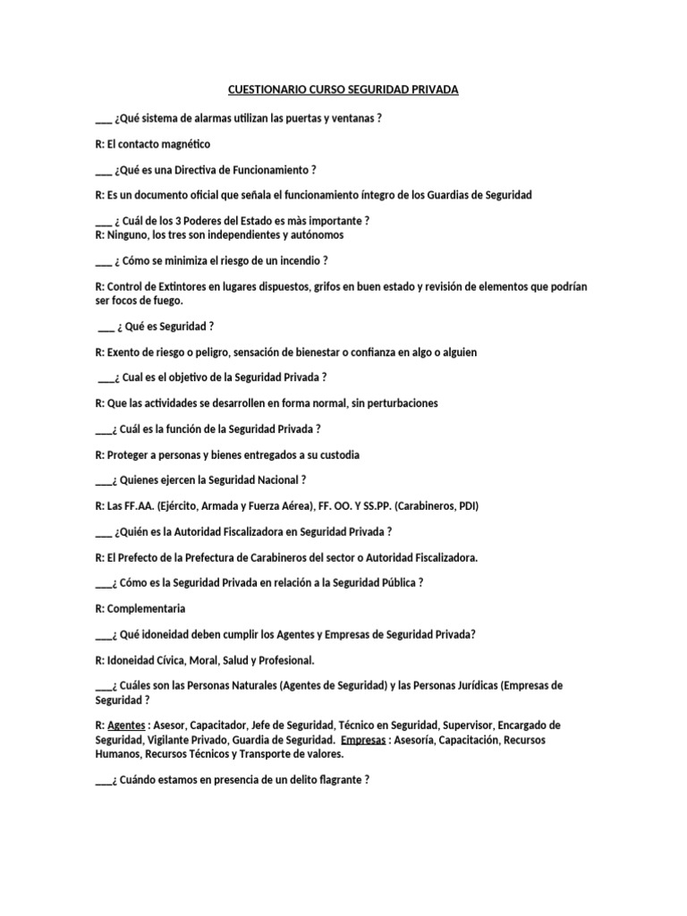 Cuestionario Final GG - Ss. | PDF