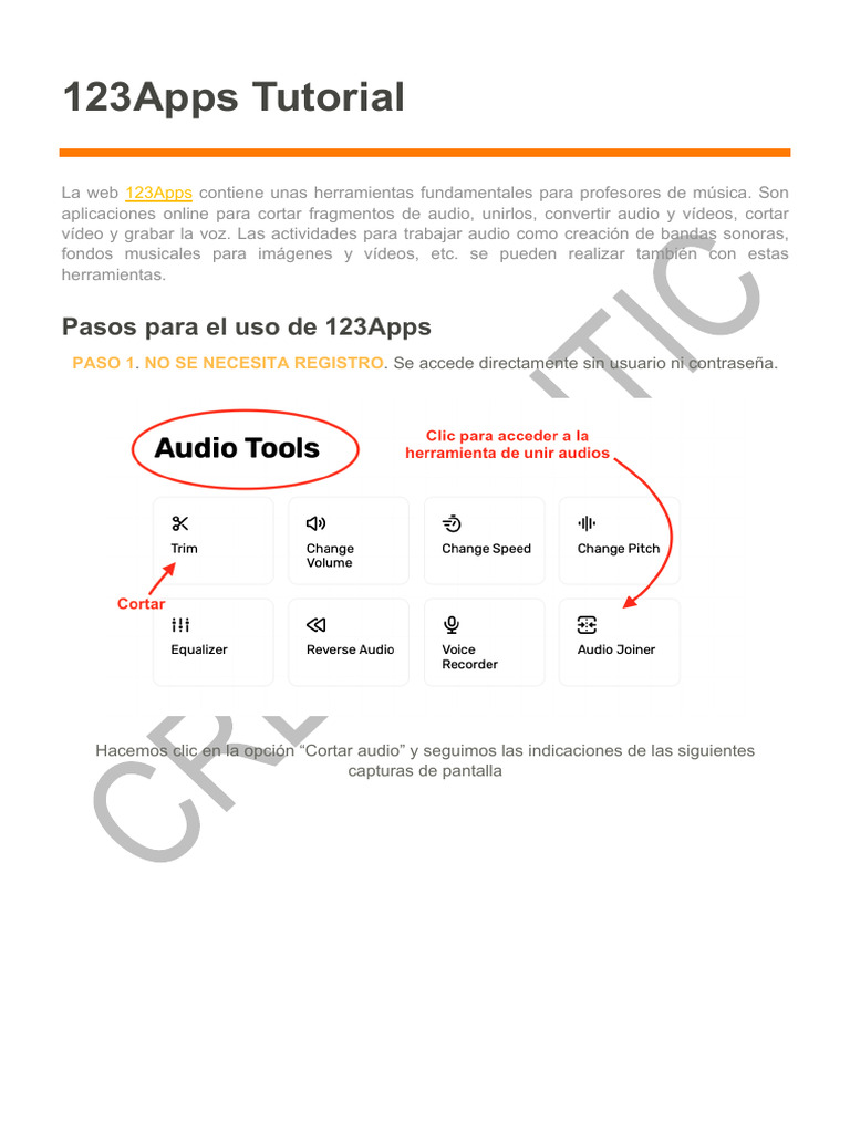 Tutorial 123apps1 | PDF