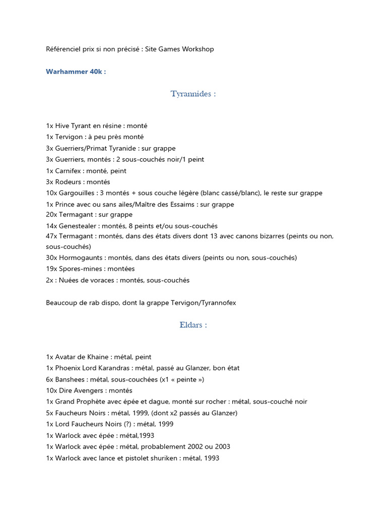 Warhammer | PDF