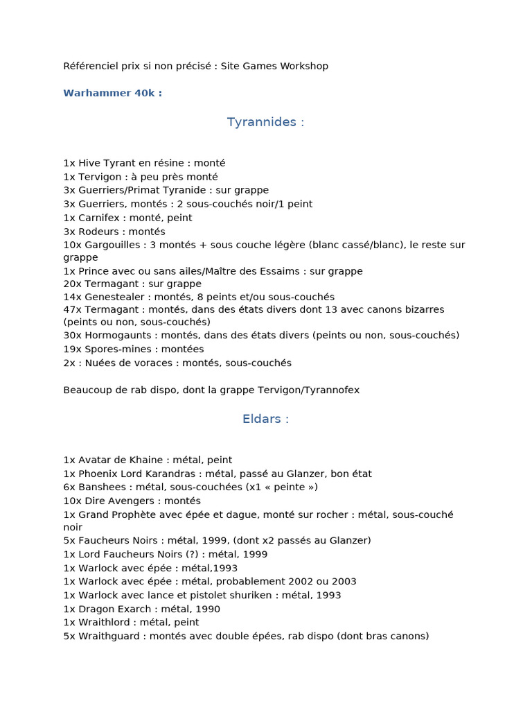 Warhammer | PDF