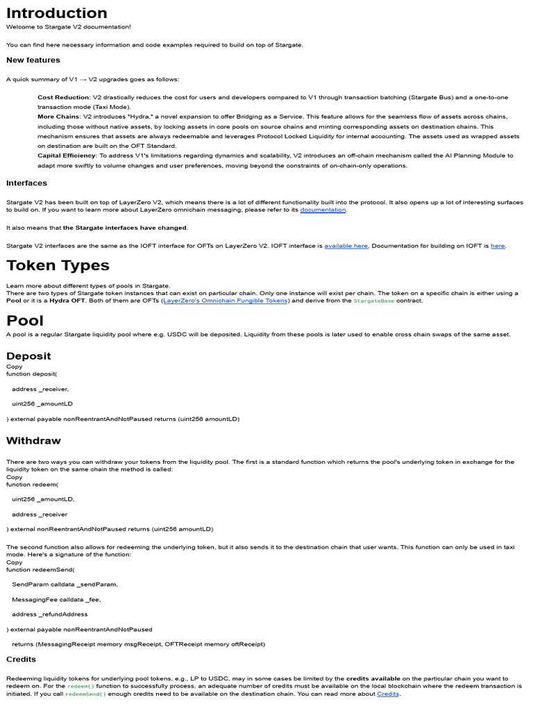 Stargate API Docs | PDF | Parameter (Computer Programming) | Business