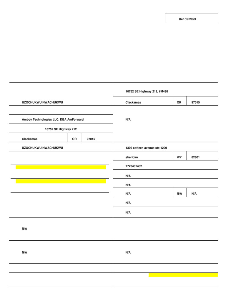 Application For Delivery of Mail Through Agent: United States Postal ...