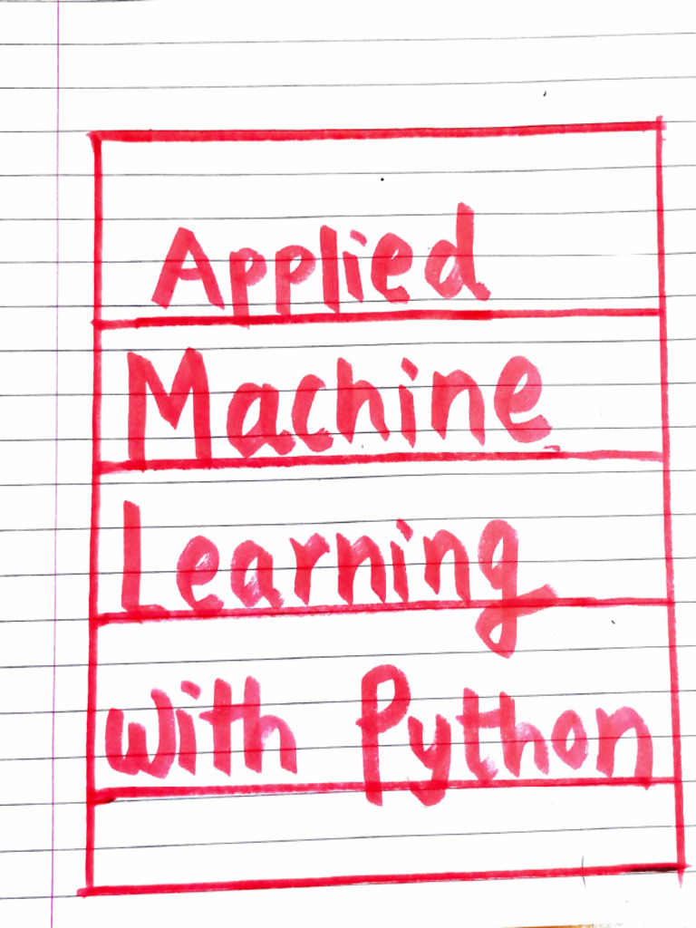 Coursera Course - Applied Machine Learninng With Python | PDF