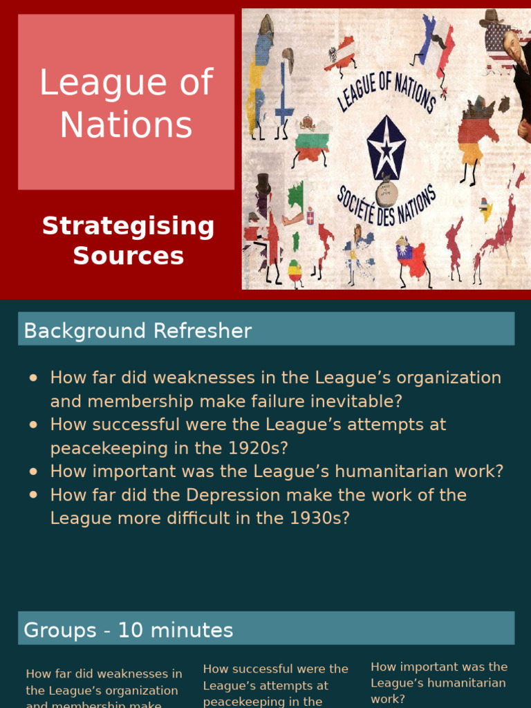 Strategising Sources - League of Nations | PDF