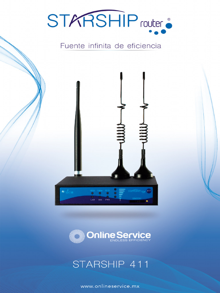 Datasheet Router StarShip 411 | PDF