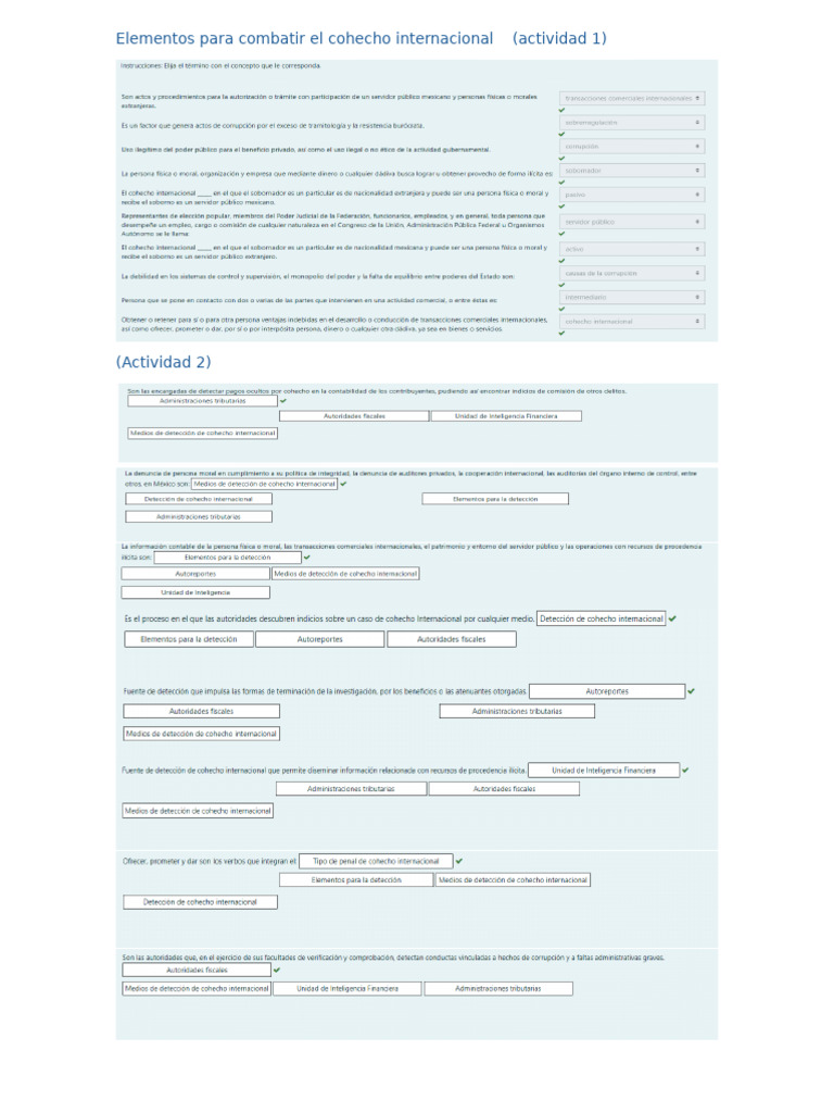 Estrategias contra el cohecho internacional | PDF