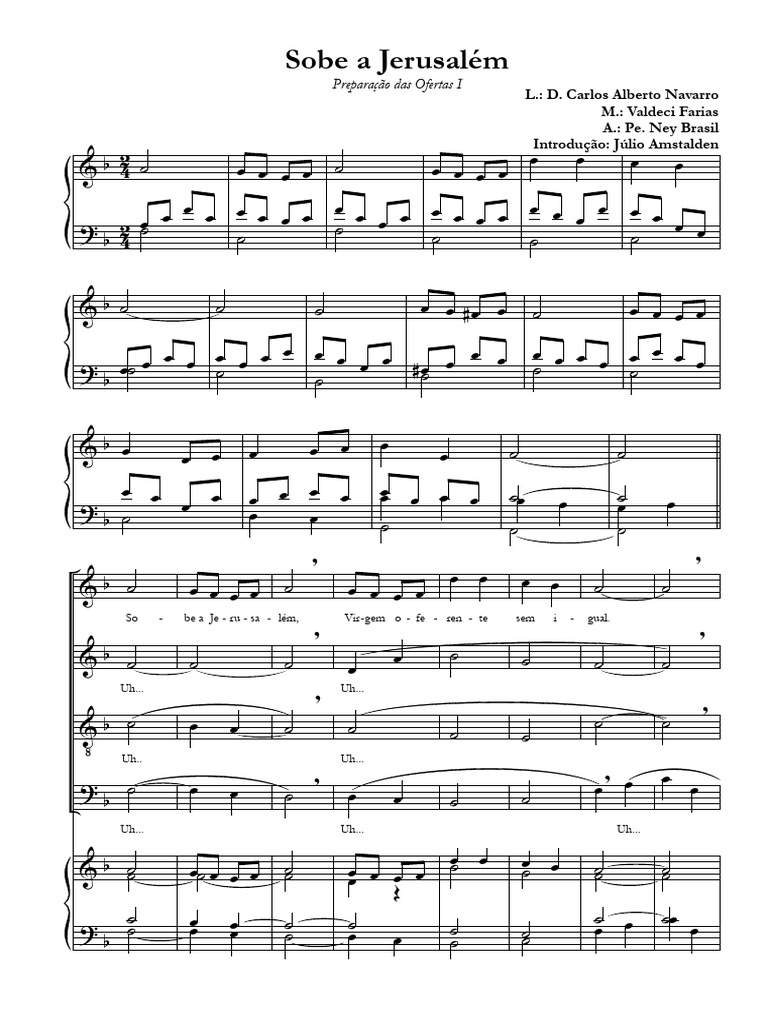 Sobe A Jerusalém | PDF