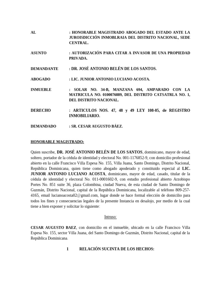 Desalojo Iiiiii | PDF