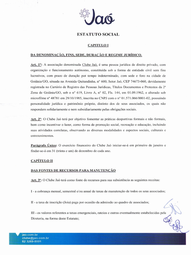 ESTATUTO-SOCIAL-2019 | PDF