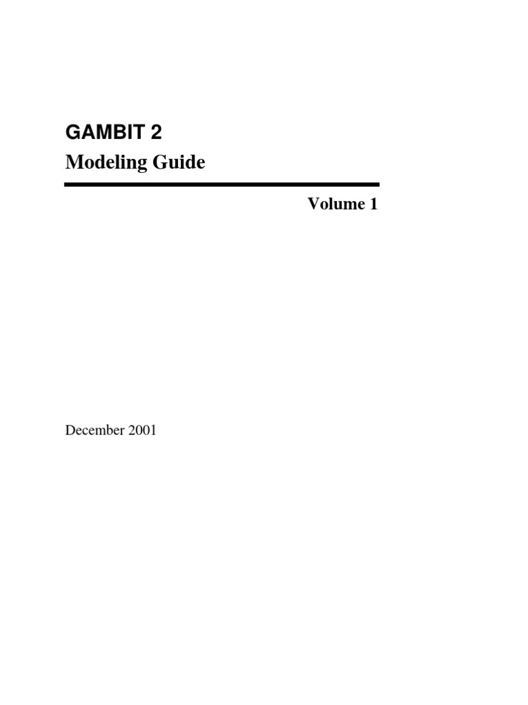 Gambit User Guide | PDF | Vertex (Geometry) | Vertex (Graph Theory)
