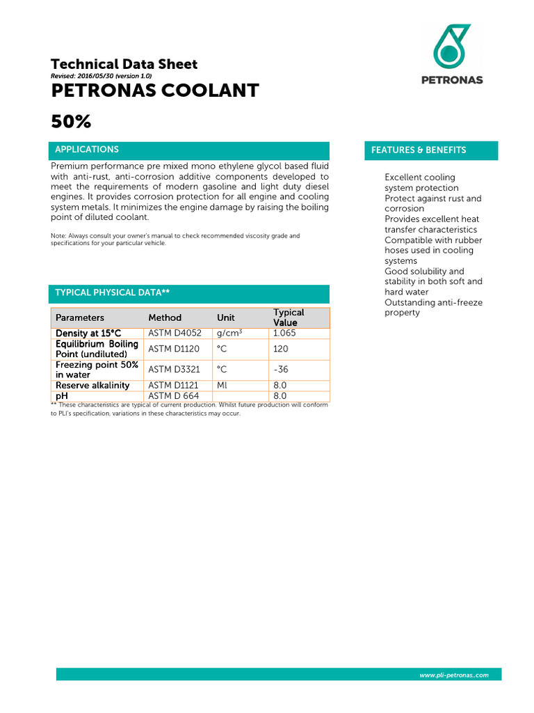 Coolant 50 Pdf