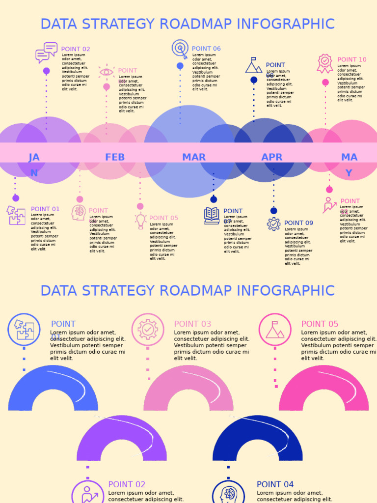 Data Strategy Roadmap Infographic | PDF