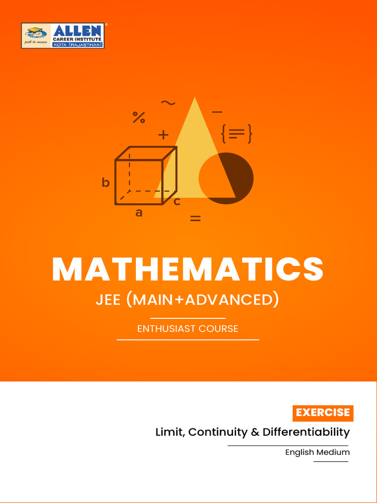 Mathematics: Jee (Main+Advanced) | PDF