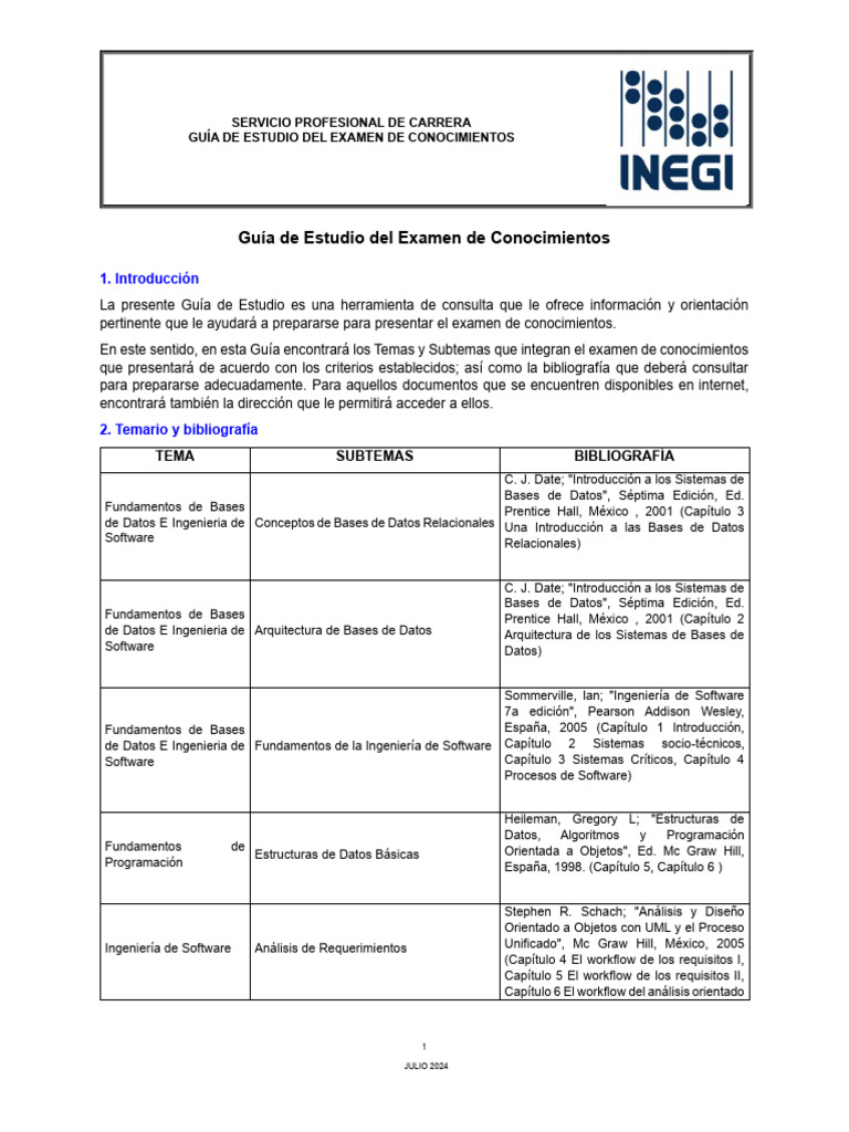 Guía de Estudio Del Examen de Conocimientos: 1. Introducción | PDF