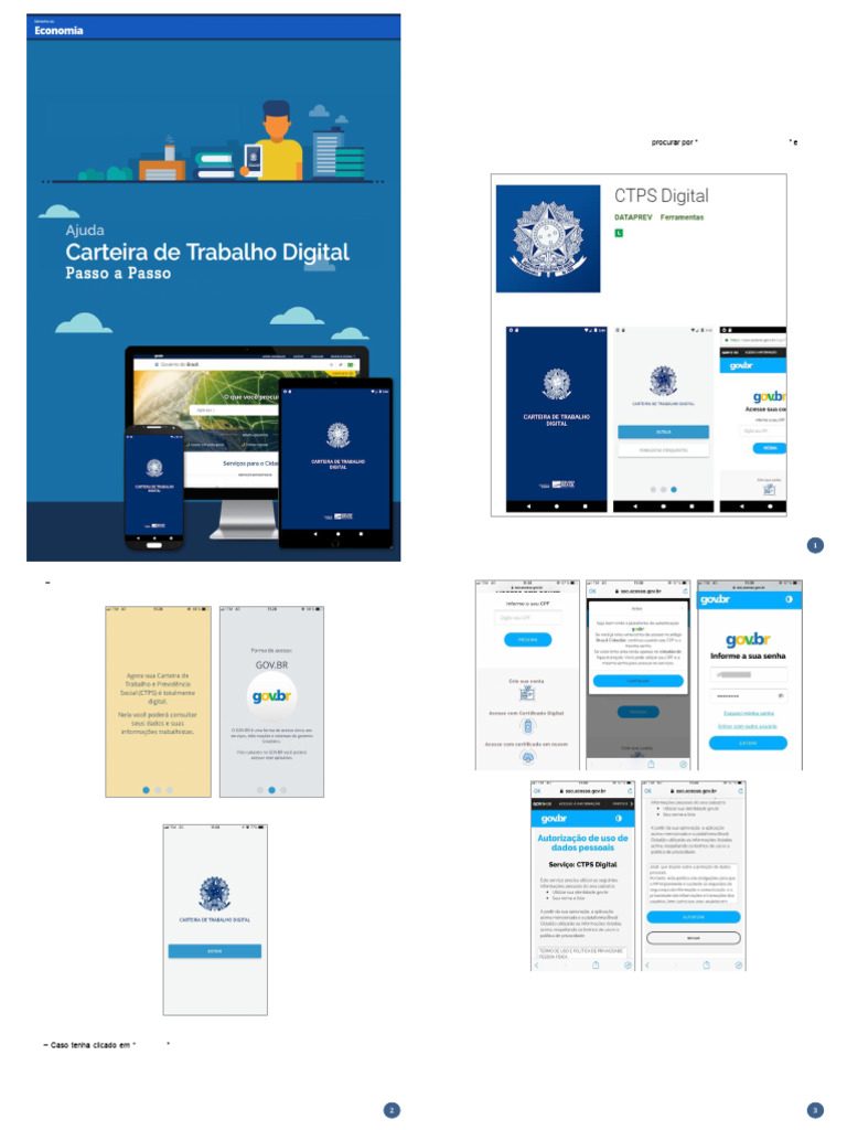 Manual Ver Baixa CTPS - Digital | PDF