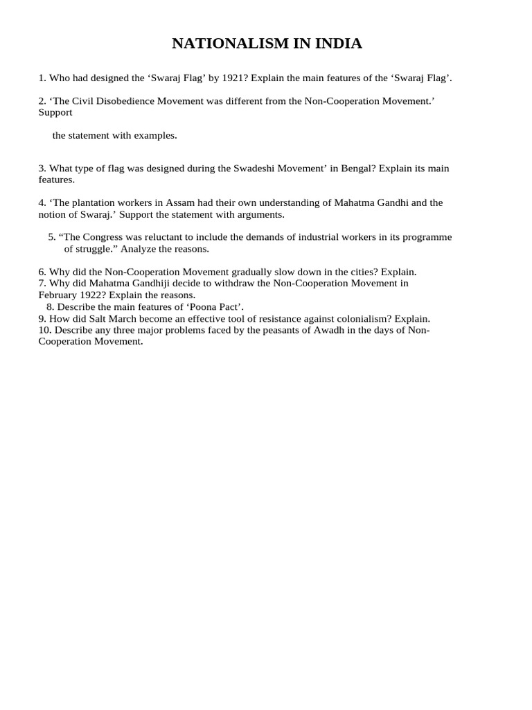 Key Events in Indian Nationalism | PDF | Travel