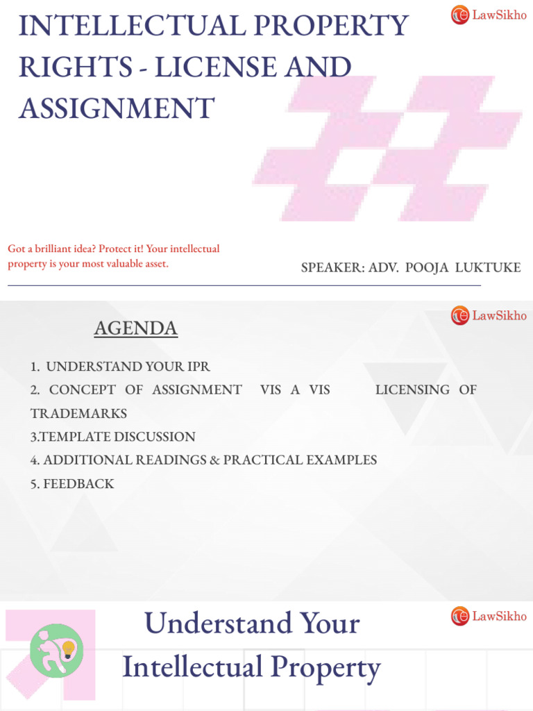 Ipr - License & Assignment of Trademarks | PDF