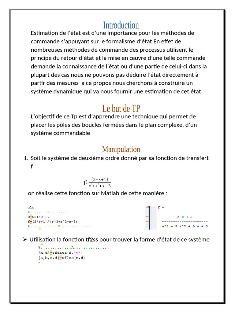 tp5 Commande | PDF
