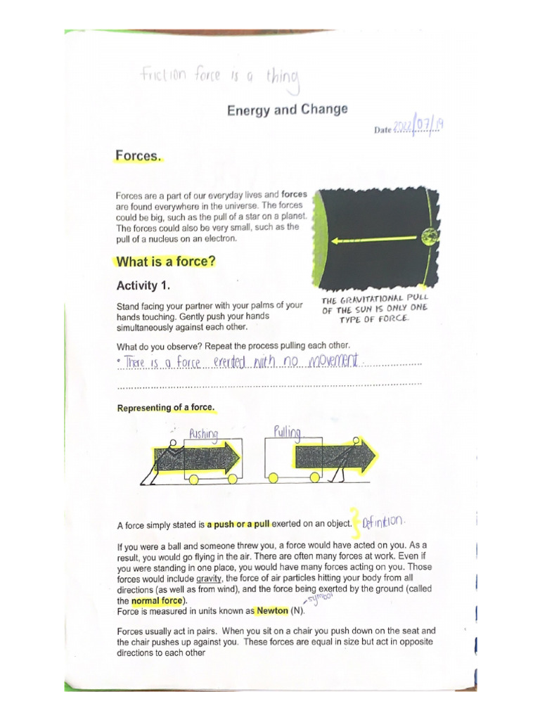 Energy and Change | PDF