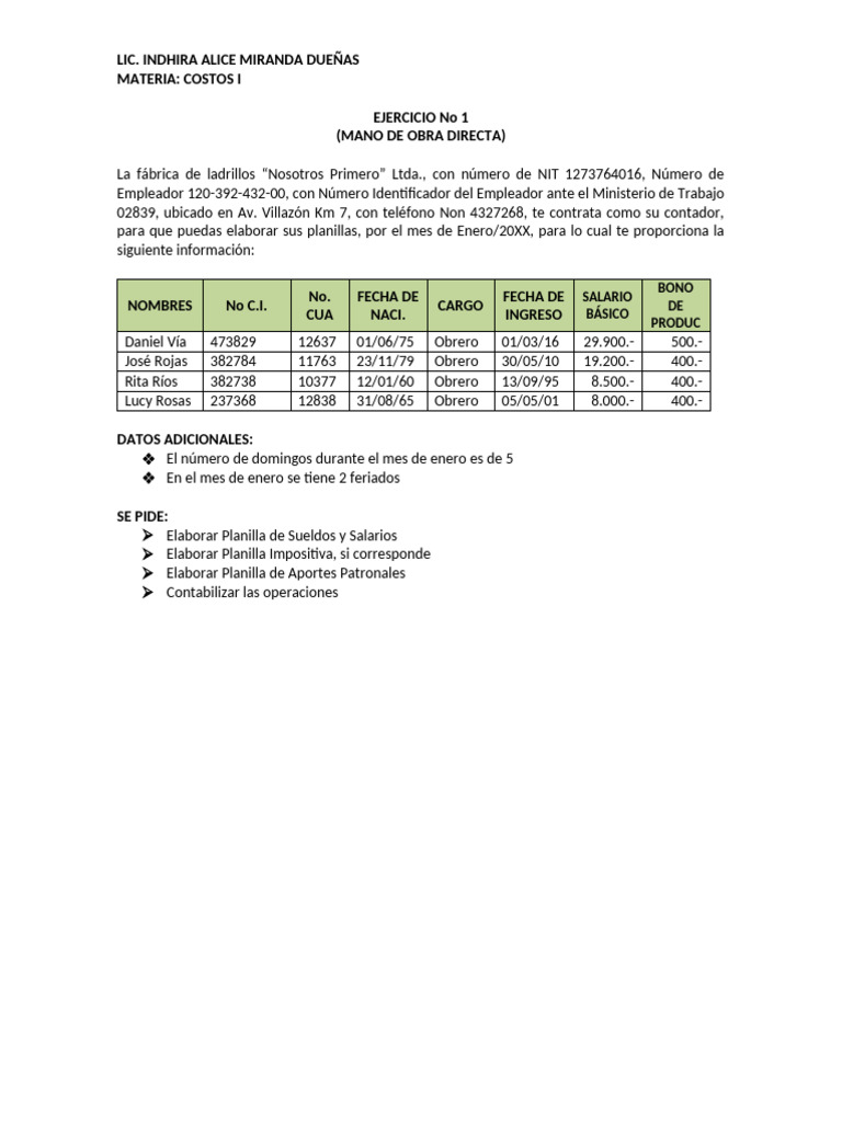 Ejercicios Mod | PDF