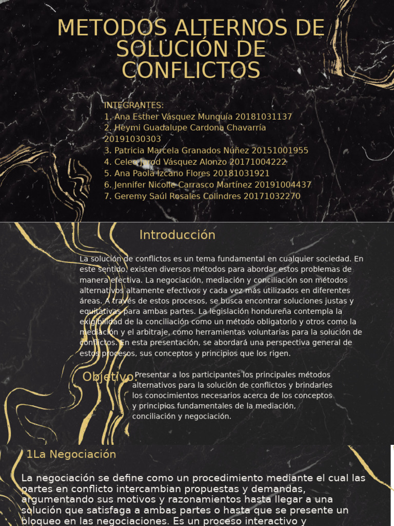 Metodos Alternos de Solución de Conflictos-1 | PDF