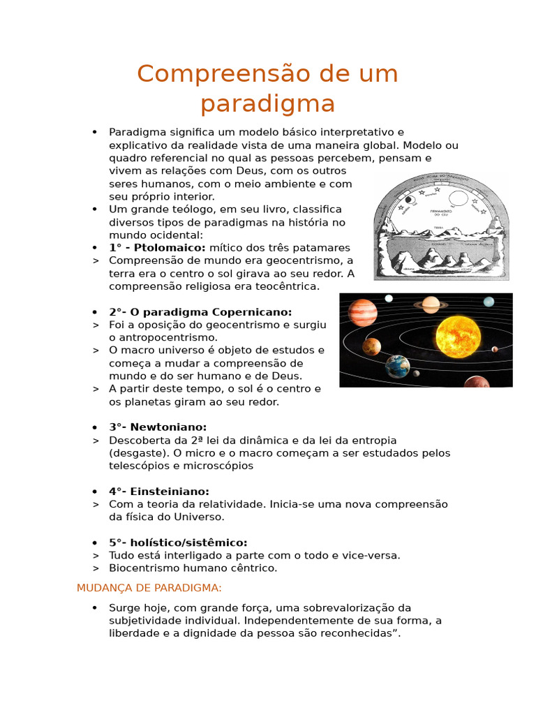 Compreensão de Um Paradigma | PDF