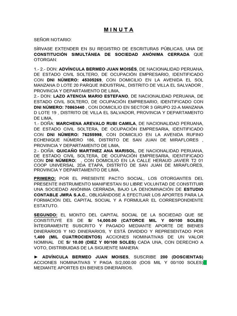 Minuta Jmra | PDF | Law