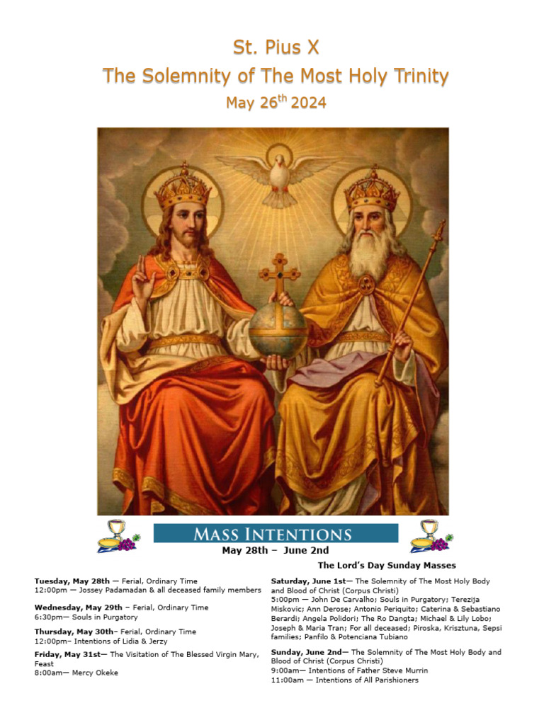 Bulletin-May-25-and-26-2024-Holy-Trinity | PDF