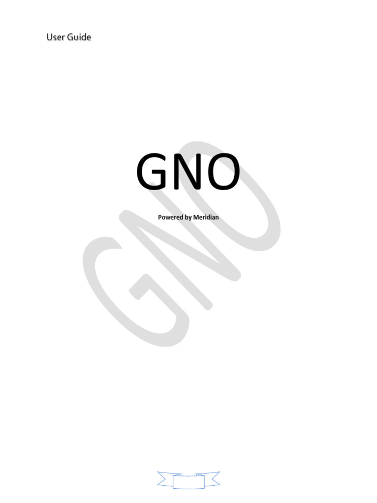 GNO User Guide | PDF