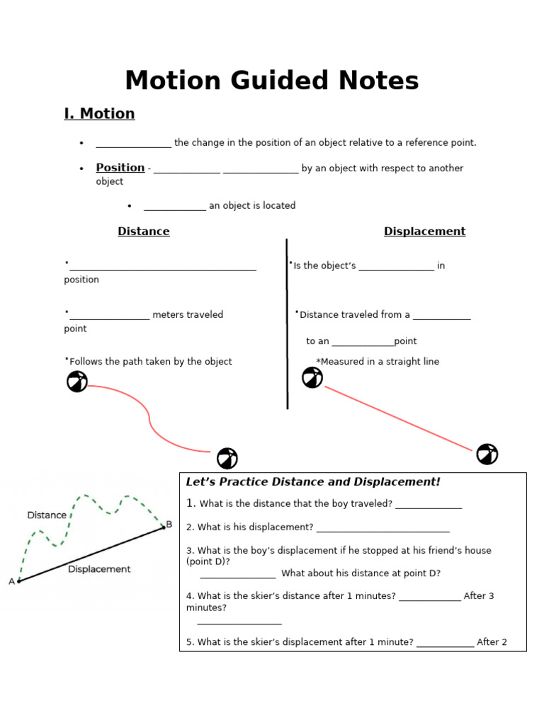 Motion Guided Notes | PDF