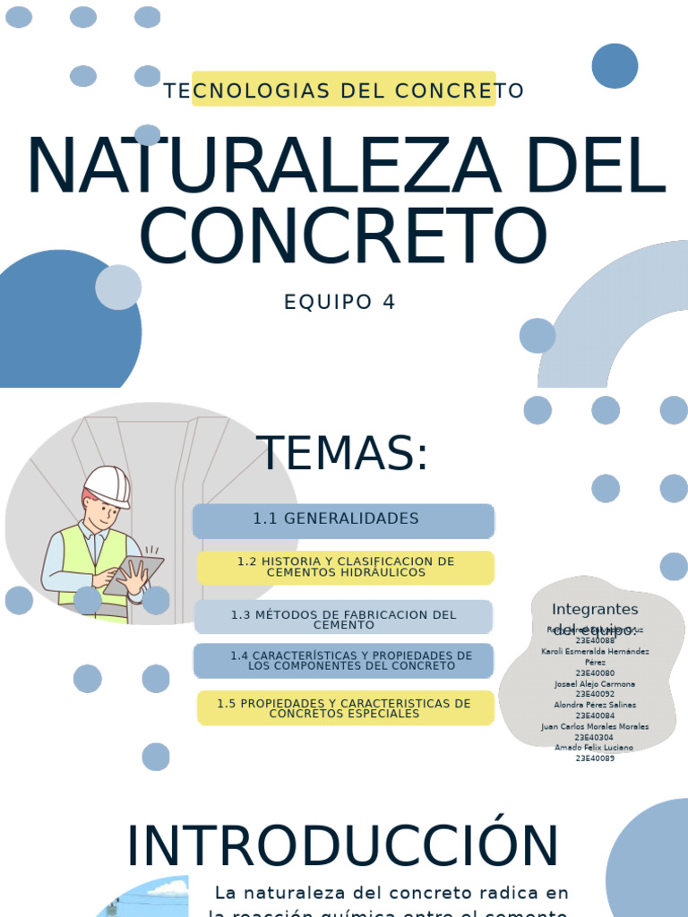 Concreto Presentación | PDF