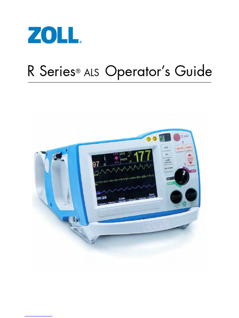 Zoll R Series Operator's Guide | PDF