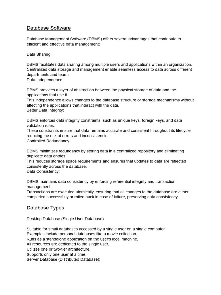 Database Management | PDF