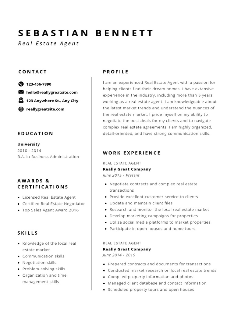 Minimalist White and Grey Professional Resume (1) | PDF