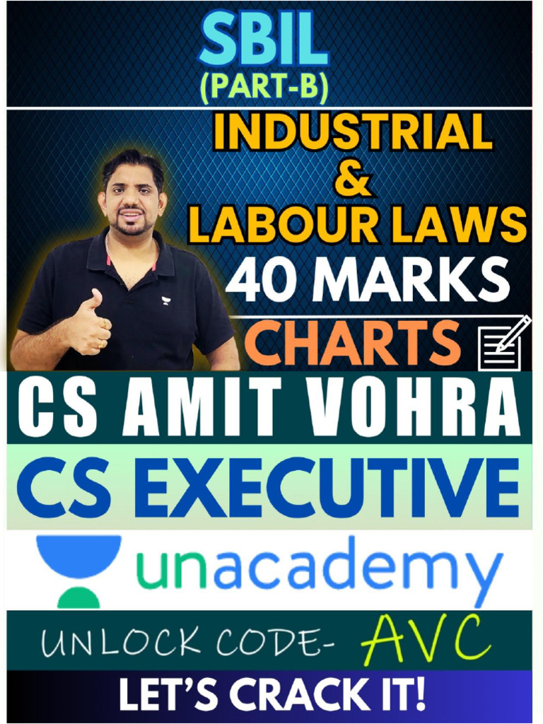 AV Sir Industrial & Labour Laws Charts | PDF