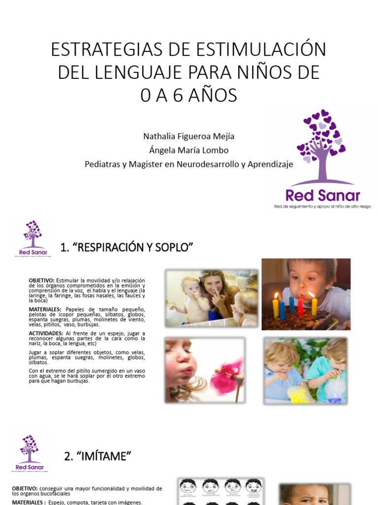 Estrategias de Estimulación Del Lenguaje | PDF