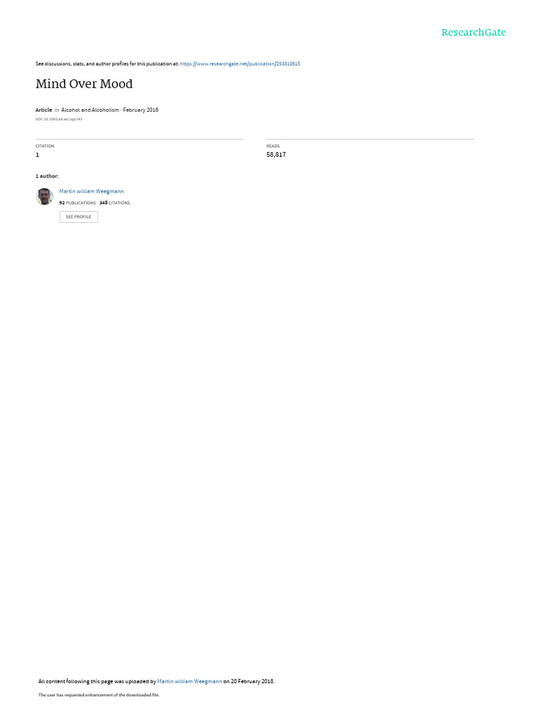 Mind Over Mood | PDF