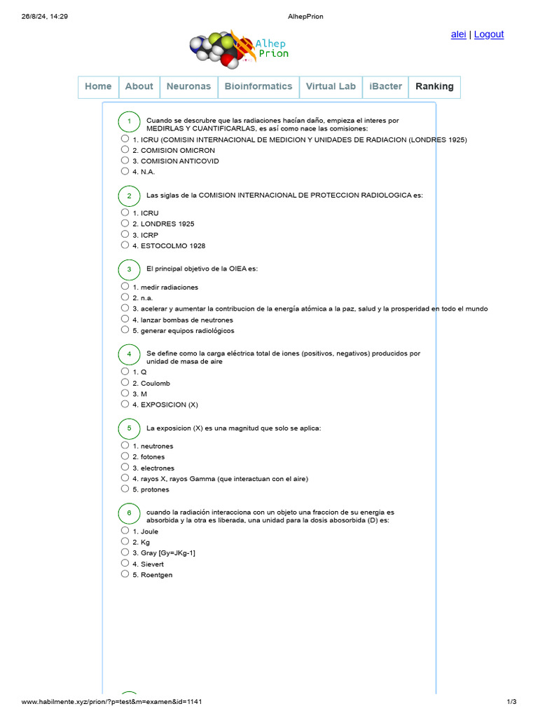 preguntas rayos x 2 | PDF
