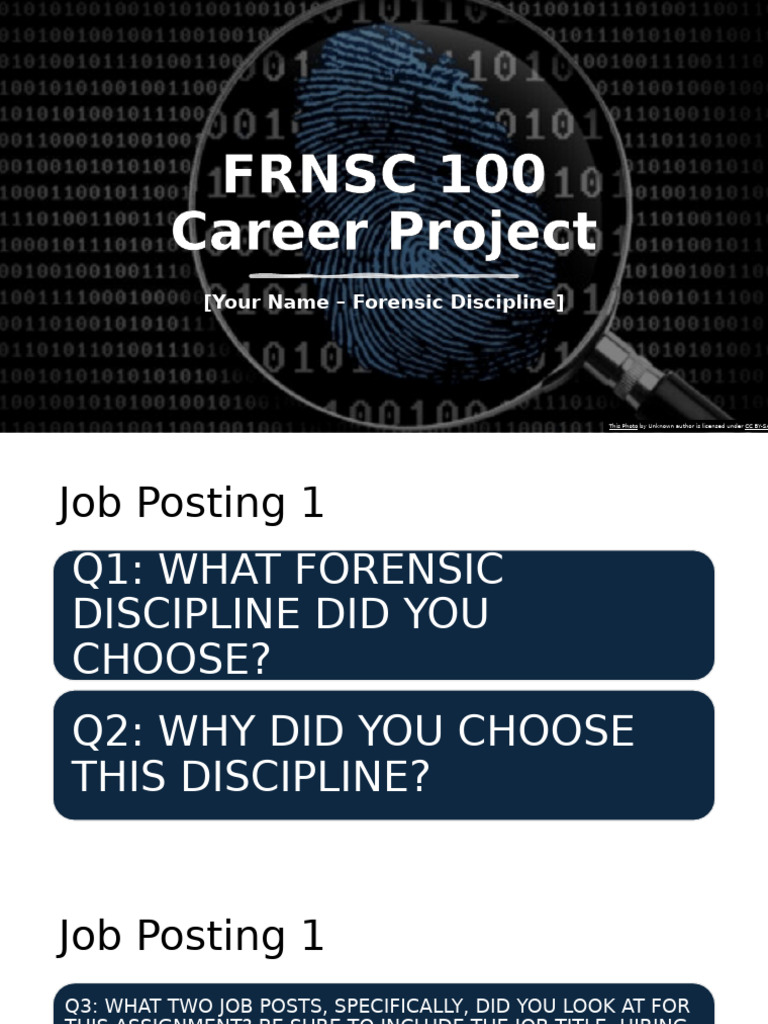Career Project Presentation Template | PDF
