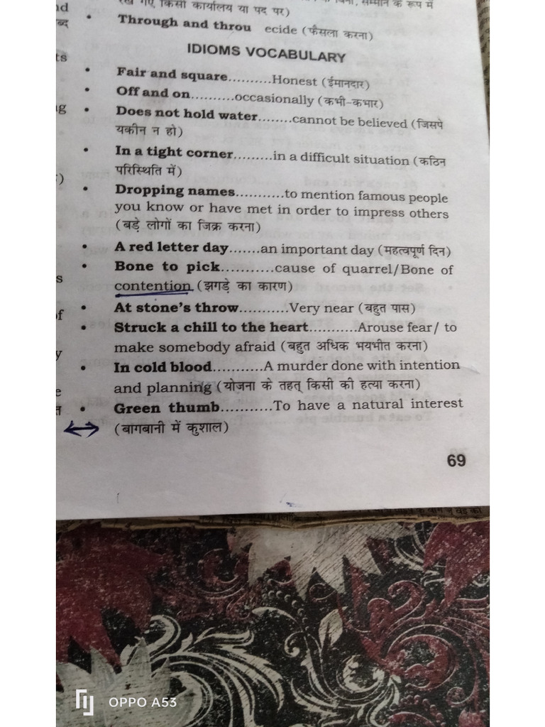 Idioms and Phrases | PDF