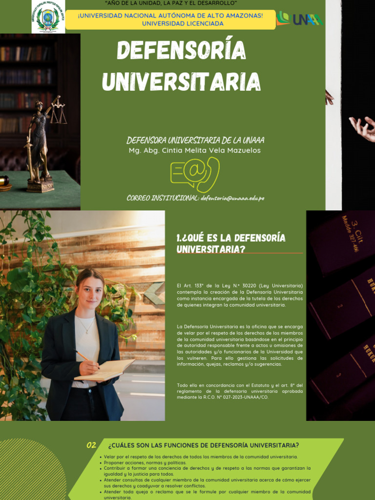 Defendora Universitaria | PDF