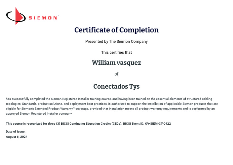 RI Certificate | PDF