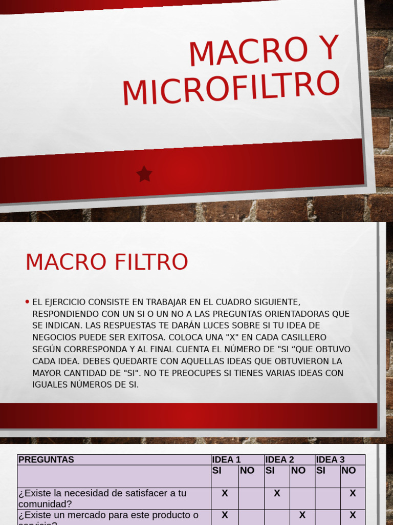 Sesión 1 - Proyectos de Investigación e Innovación Tecnológica - Macro y Microfiltro | PDF