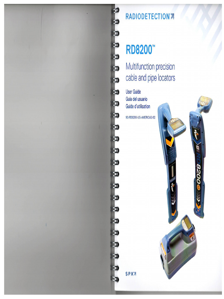 Manual Radiodetector RD8200 | PDF